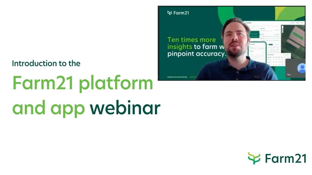 Introduction to the Farm21 platform and app webinar 26/5/22 - Farm21