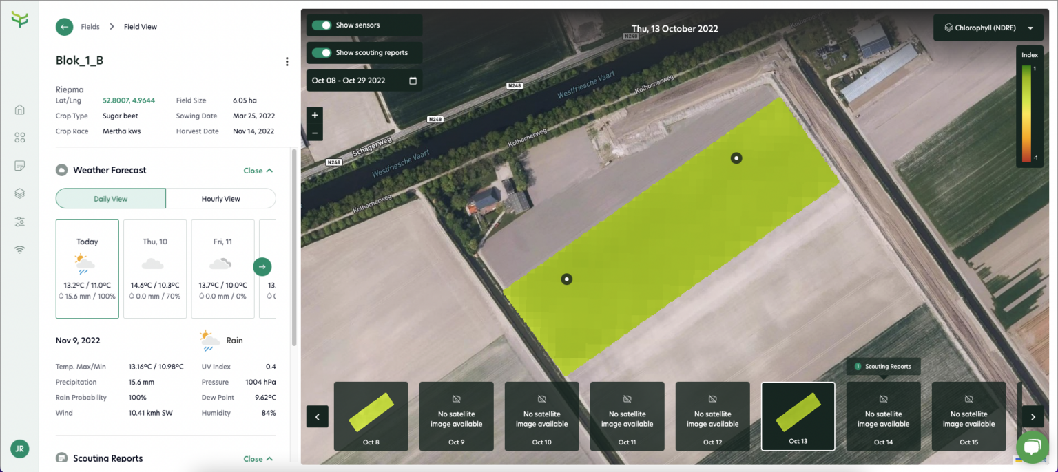 Satellite data - all you need to know about Farm21's new feature