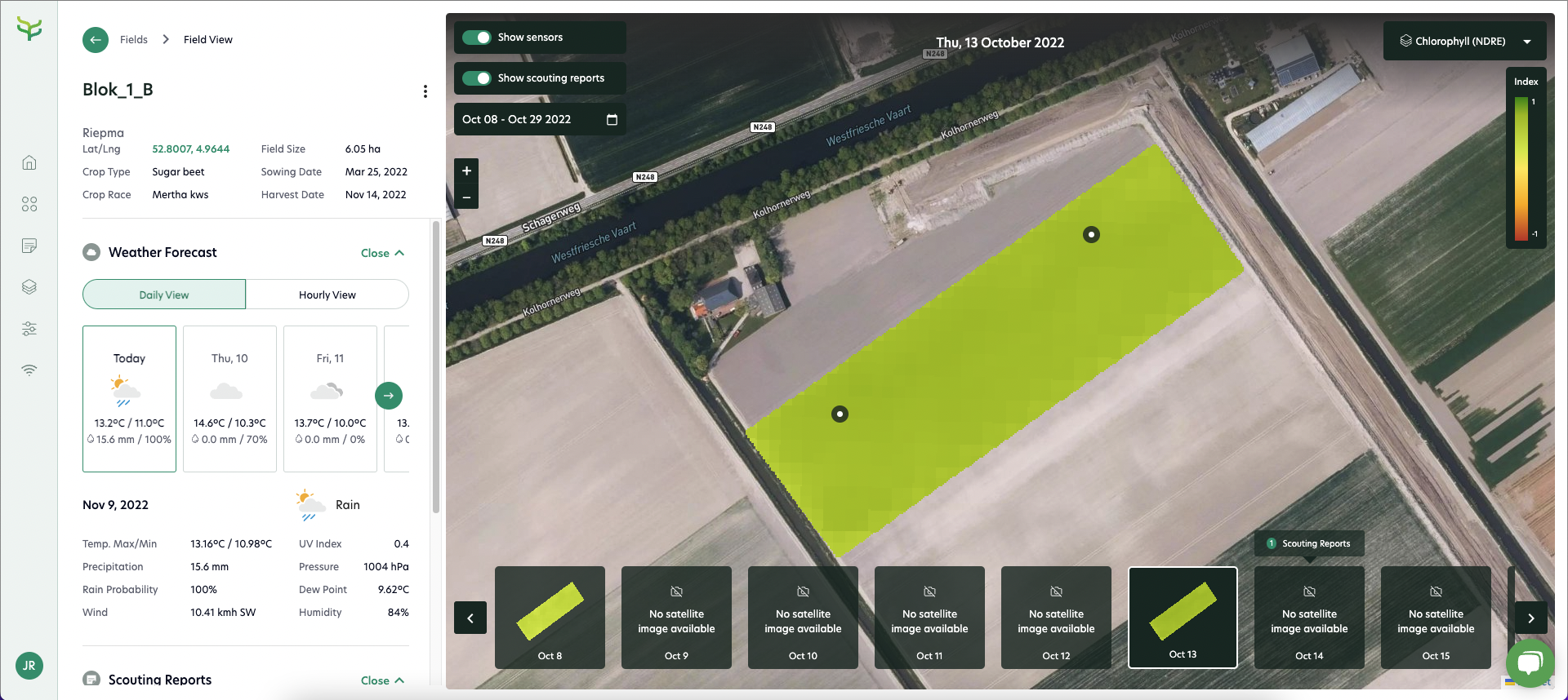 Satellite data - all you need to know about Farm21's new feature