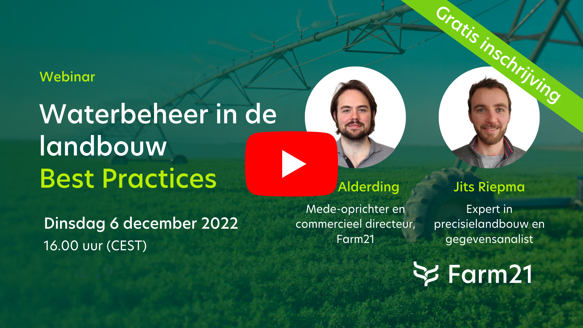 Waterbeheer in de landbouw - Best Practices 6/12/22 - Farm21